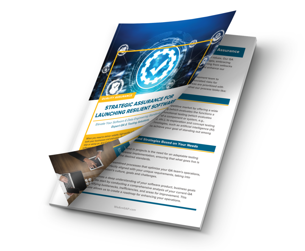 Mastering QA in Software Development - GAP